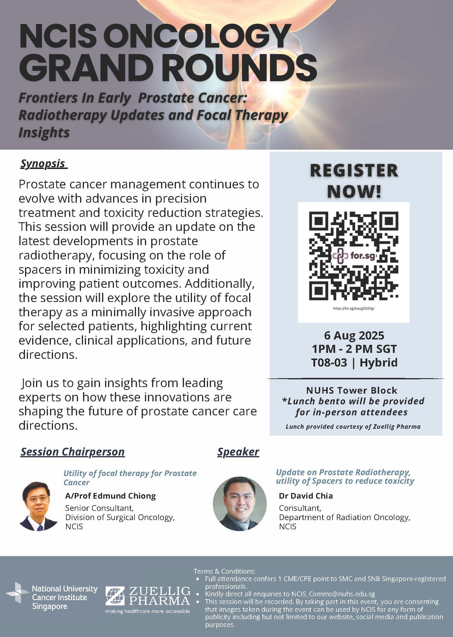 NCIS Grand Rounds | Frontiers in Early Prostate Cancer: Radiotherapy ...